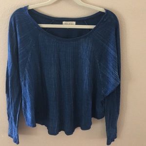 Anthropologie | Tops | Cloth Stone Anthropologie Chambray Dolman Crop ...